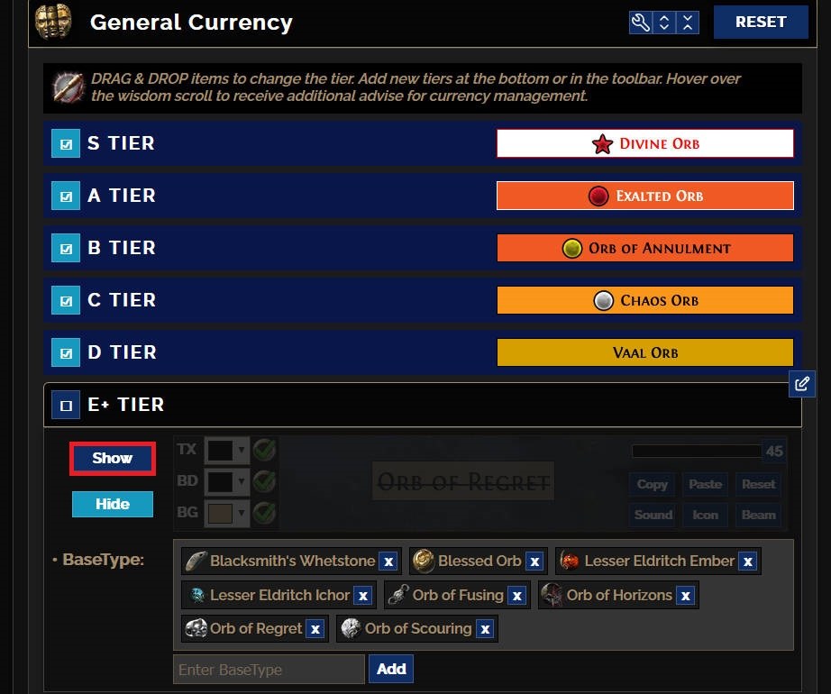 PoE Loot Filter Guide [Patch 3.27]